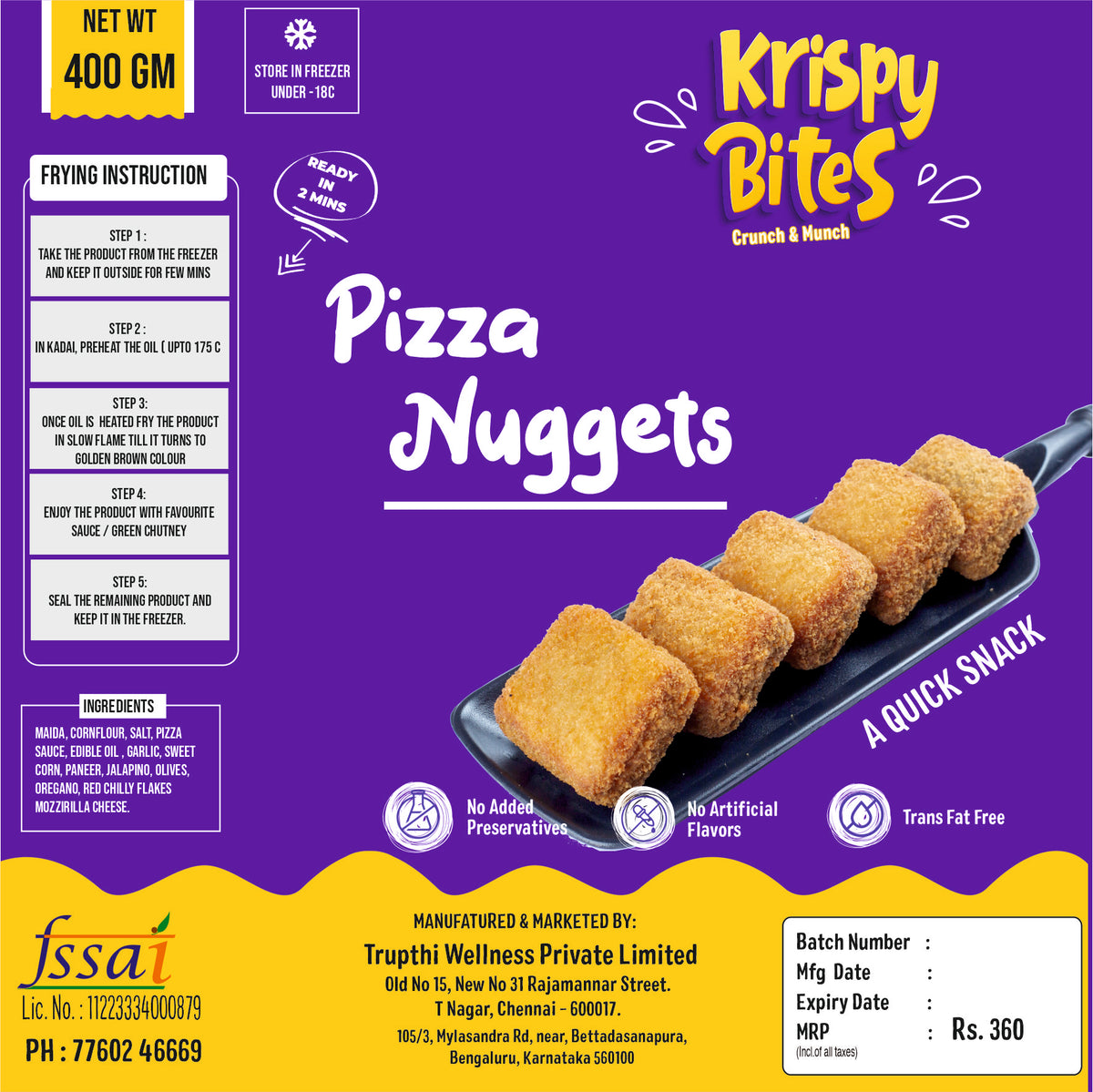 Pizza Nuggets – SriDhivyam